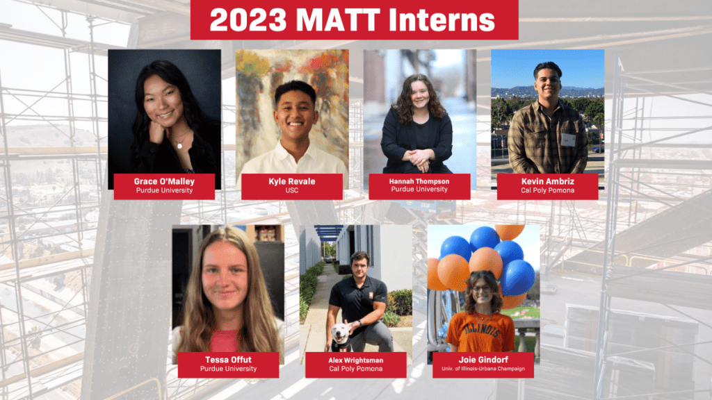 2023 Summer Interns @ MATT - Blog - MATT Construction